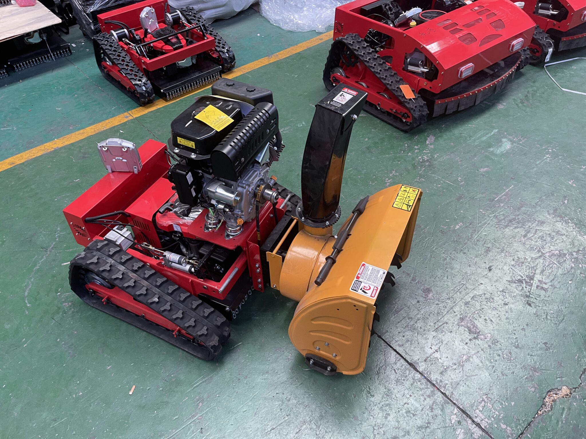 The Radio Control Remote Snow Blower is ready for shipment ...